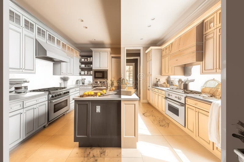 Modular Kitchen Unit Icon stock illustration. Illustration of designer ...