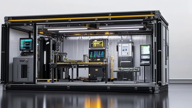 A Modular Manufacturing Unit Featuring Interchangeable Parts that Allow ...