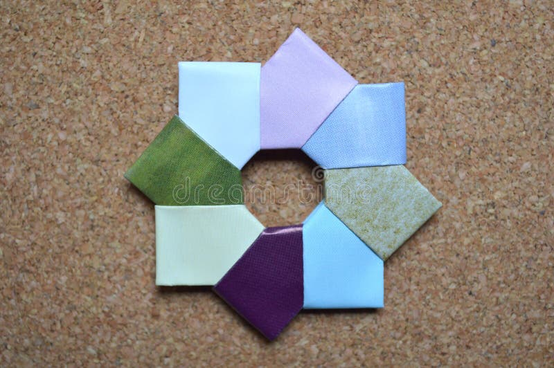 Origami Ring, Parametric Circular Structure Stock Image - Image of ...