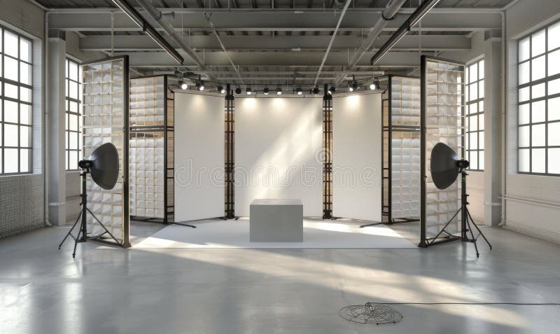 Modular Pedestal with Interchangeable Panels Stock Photo - Image of ...