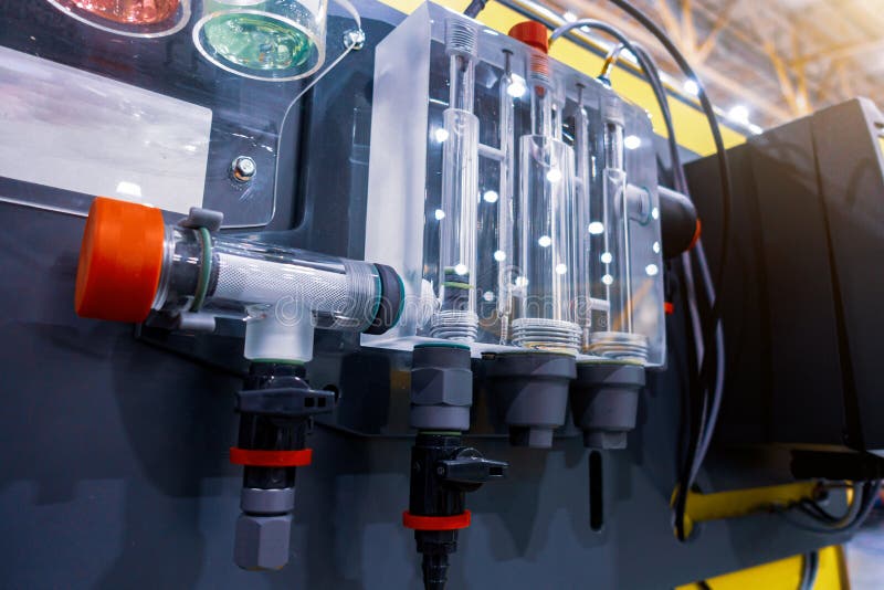 Modular Pool Water Treatment Systems. Automatic Dosing Station Stock ...