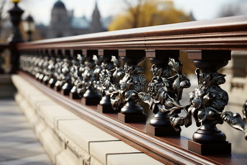 Cast Iron Stairs on White Background Stock Illustration - Illustration ...