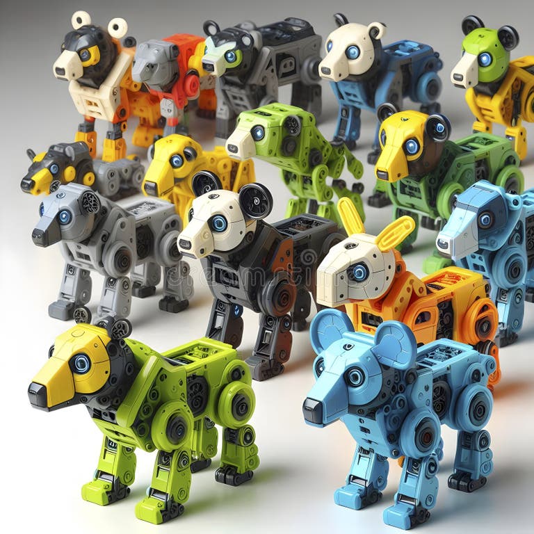 Modular Robot Blocks that Self-assemble into Different Animals, Ai ...