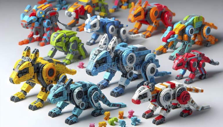 Modular Robot Blocks that Self-assemble into Different Animals, Ai ...