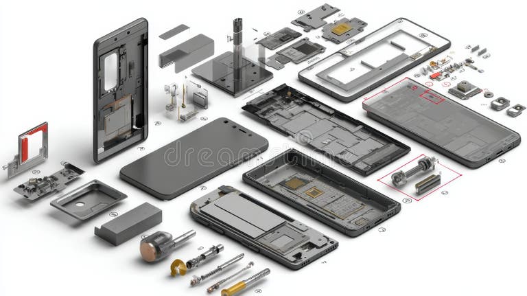 Modular Smartphone Concept Showcases Exploded View of Components and ...