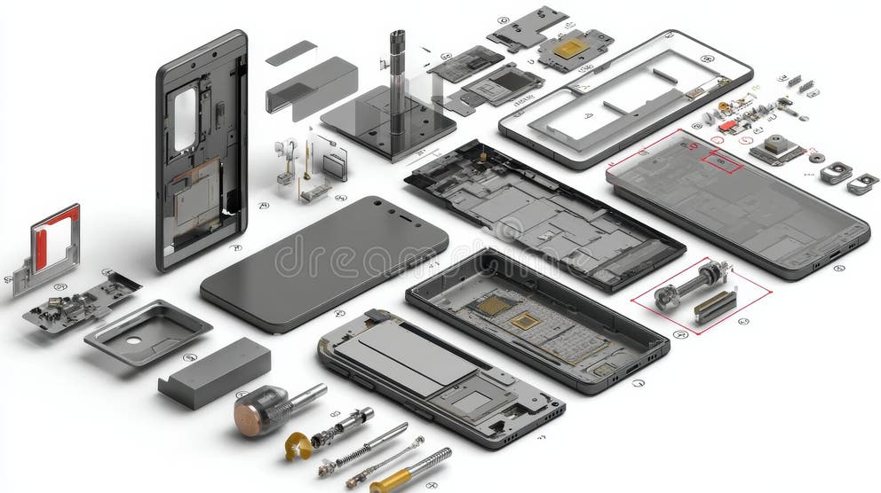 Modular Smartphone Concept Showcases Exploded View of Components and ...