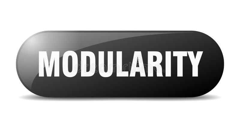 Modularity Button. Modularity Sign. Key. Push Button Stock Vector ...