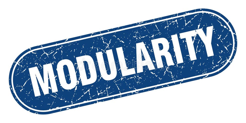 Modularity Sign. Modularity Grunge Stamp Stock Vector - Illustration of ...