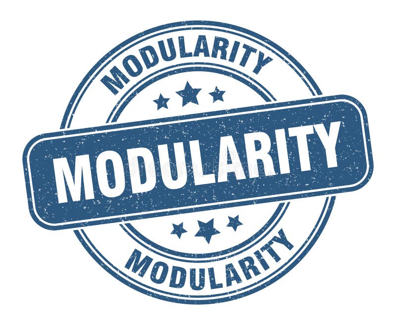 Modularity Stamp. Modularity Round Grunge Sign Stock Vector ...