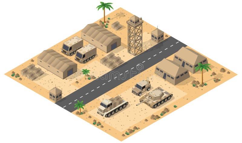 Module Base Camp Object Element for Building Design Army Armed Stock ... Module Base Camp Object Element for Building Design Army Armed Stock ...