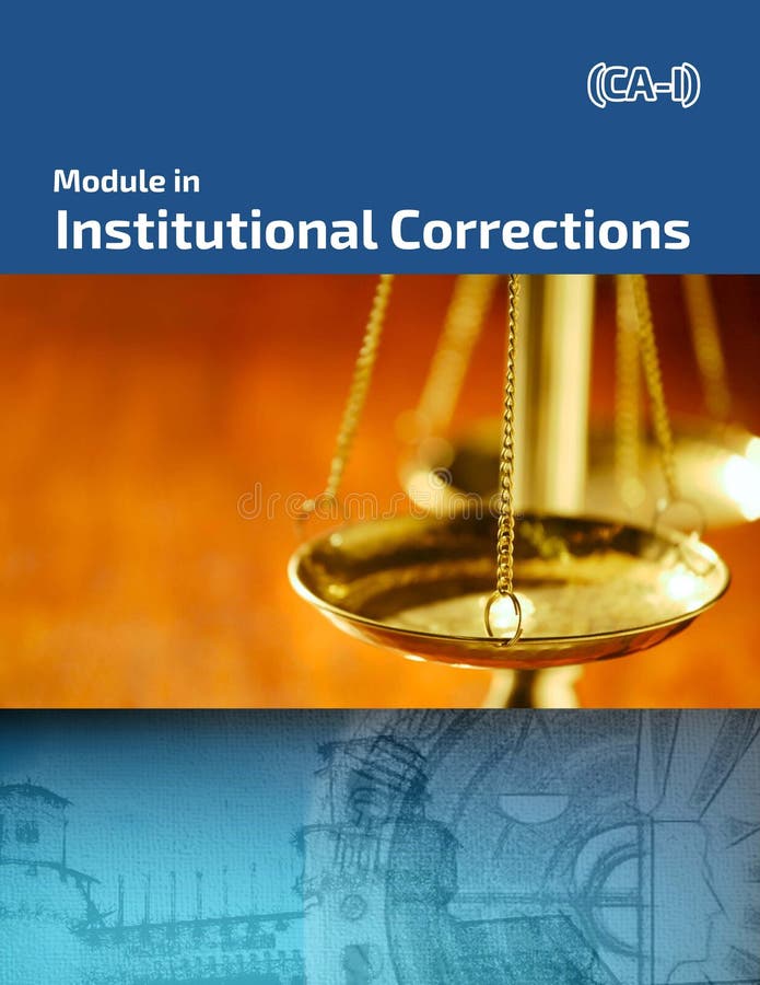 Module in Institutional Corrections Stock Image - Image of template ...