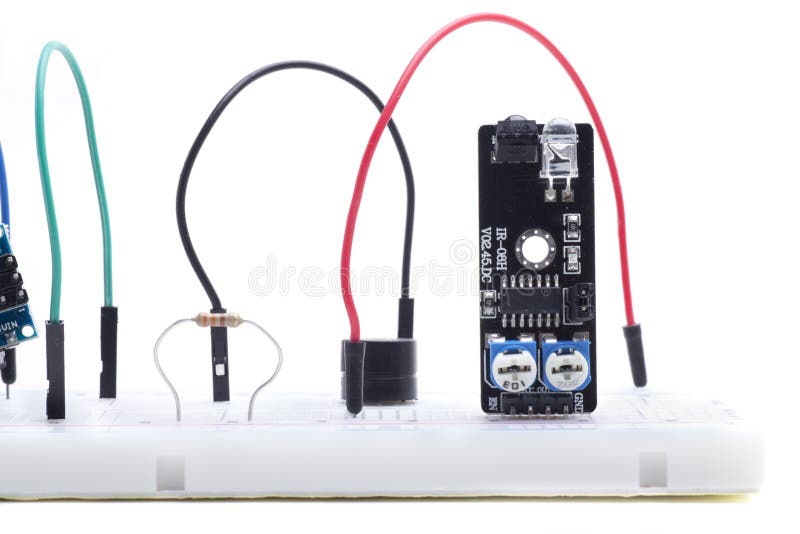 Module line tracking stock image. Image of condenser - 238182117