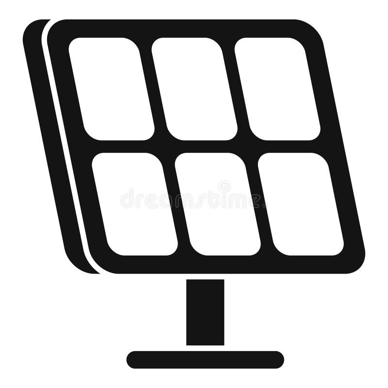 Module Solar Panel Icon Simple Vector. Fixture Light Stock Illustration ...