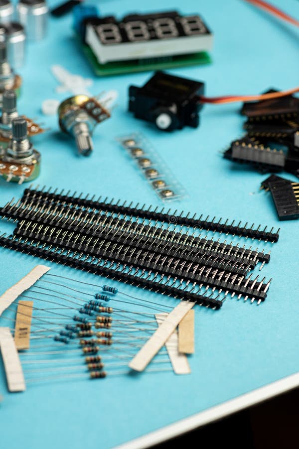 Modules of the Electronic Designer for Training Stock Image - Image of ...