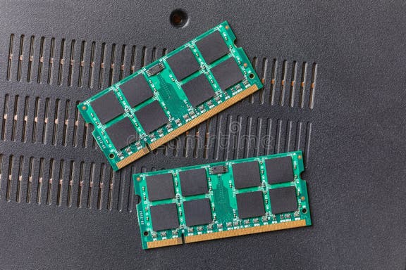 Moduli Di Memoria Per I Computer Portatili Immagine Stock - Immagine di ...