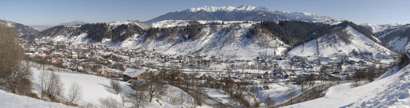 Moeciu town stock photo. Image of valley, town, high - 12913104