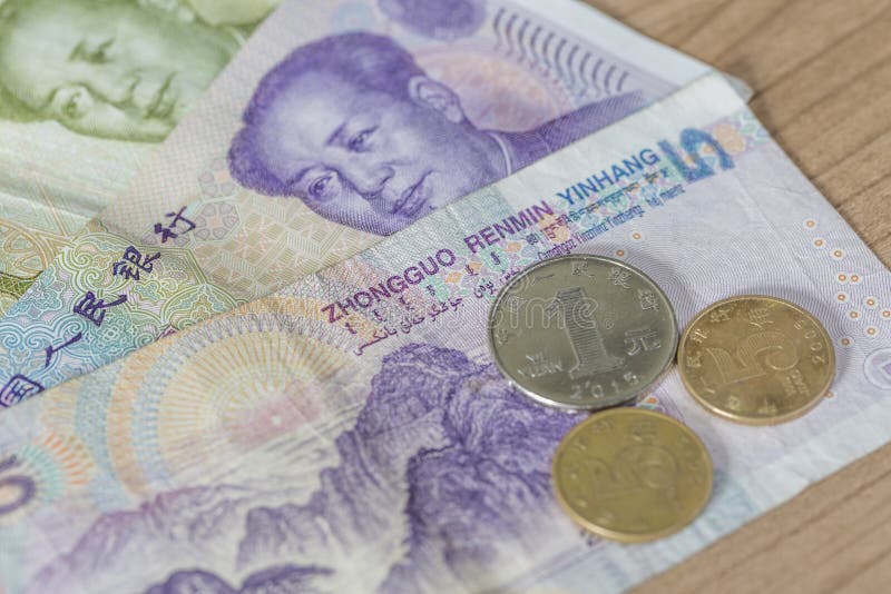 Moeda chinesa imagem de stock. Imagem de zedong, dinheiro - 55659485