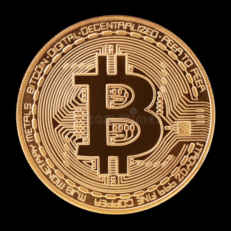 Moeda De Criptomoeda De Bitrate Dourada Isolada Em Fundo Branco Imagem de Stock - Imagem de ...