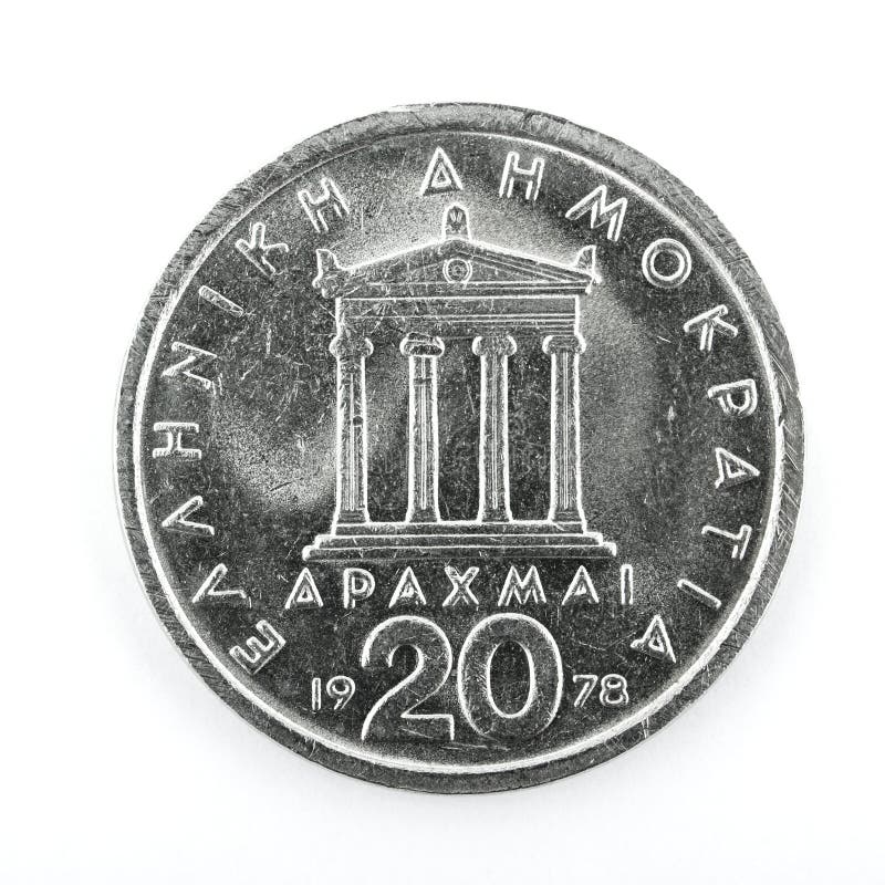 Uma Moeda Grega Velha Do Dracma Imagem de Stock - Imagem de currency ...