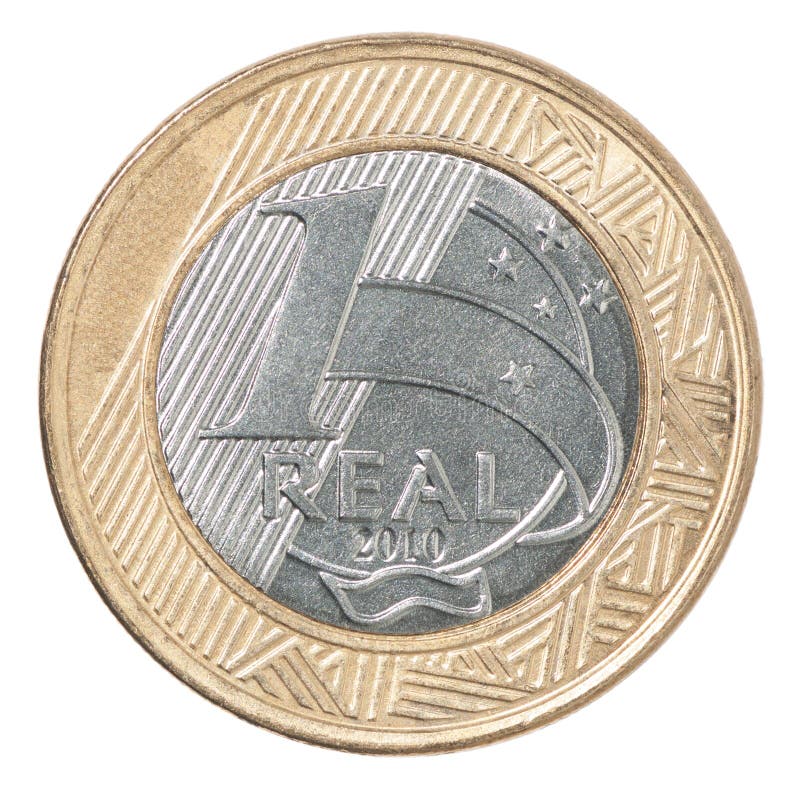 Moeda real brasileira imagem de stock. Imagem de dinheiro - 85098979