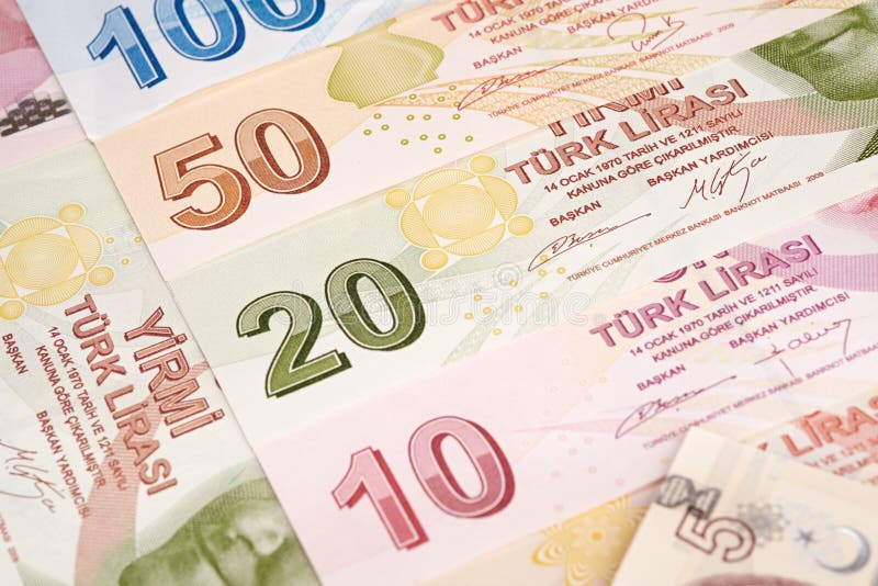 Moeda turca foto de stock. Imagem de misturado, lira - 37505646