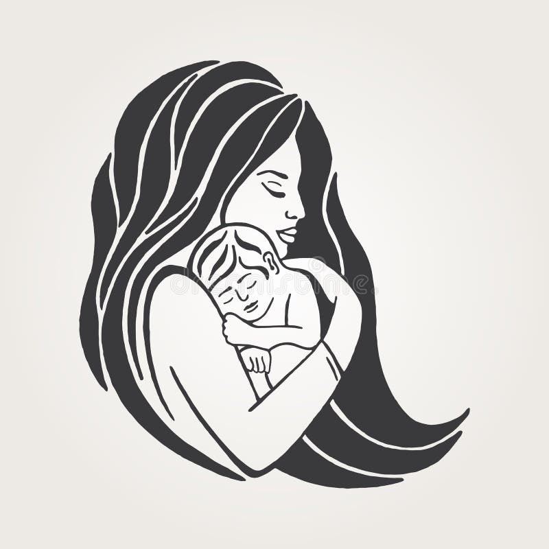 Moeder Die Haar Babysymbool De Borst Geven Het De Borst Geven ... Moeder Die Haar Babysymbool De Borst Geven Het De Borst Geven ...