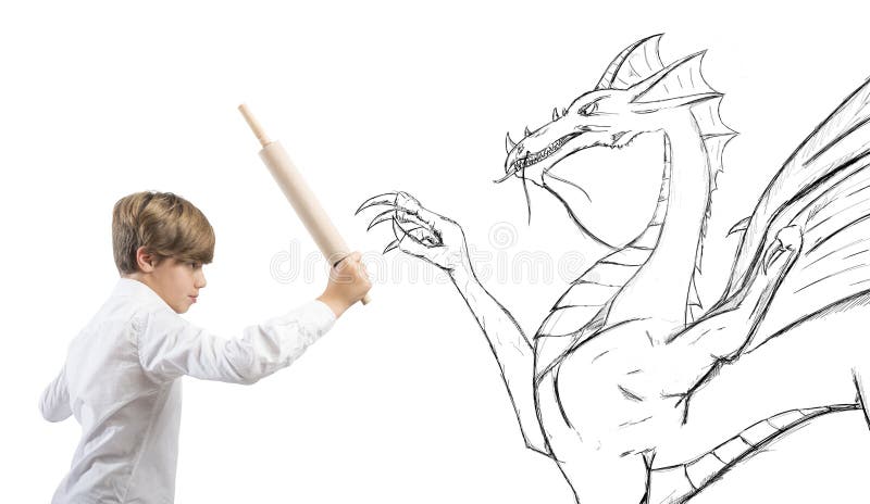 Moedig kind stock foto. Image of spook, boos, slecht - 38123638