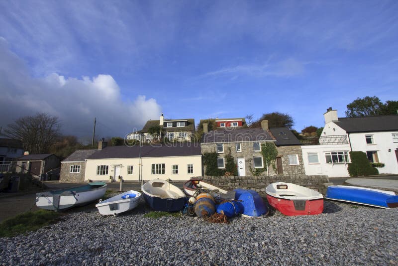 Moelfre stock photo. Image of britain, shingle, irish - 7479482