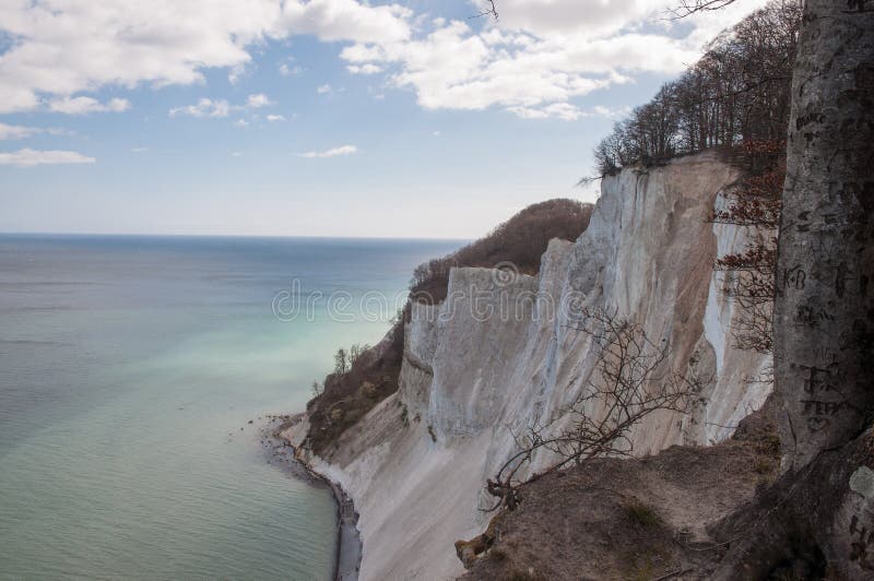 Moens Klint stock image. Image of moen, landmark, high - 96941601