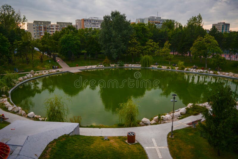 Moghioros park stock image. Image of city, alley, area - 98917027