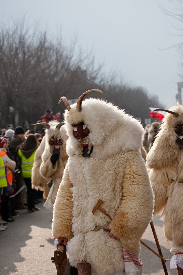 Mohacsi Busojaras carnival editorial stock image. Image of holiday ...