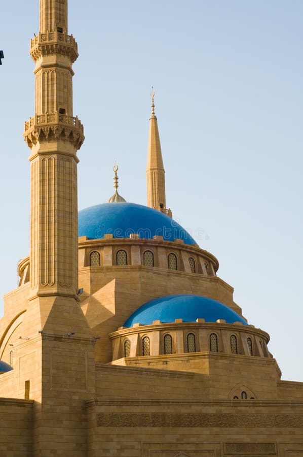 Mohammad Al-Amin Mosque stock photo. Image of minaret - 10287078