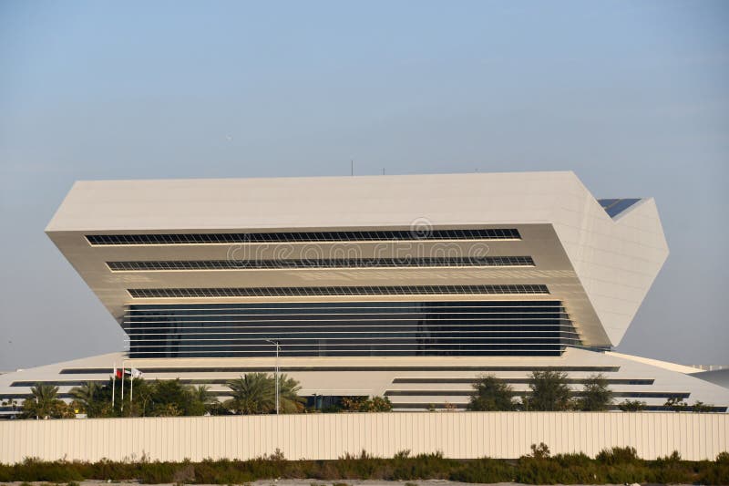 Mohammed Bin Rashid Library in Dubai, UAE Stock Photo - Image of glass ...