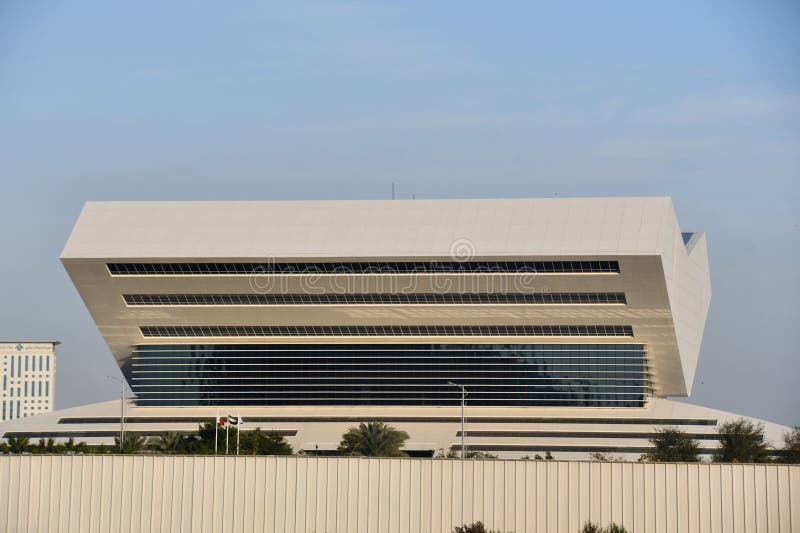 Mohammed Bin Rashid Library in Dubai, UAE Stock Image - Image of books ...