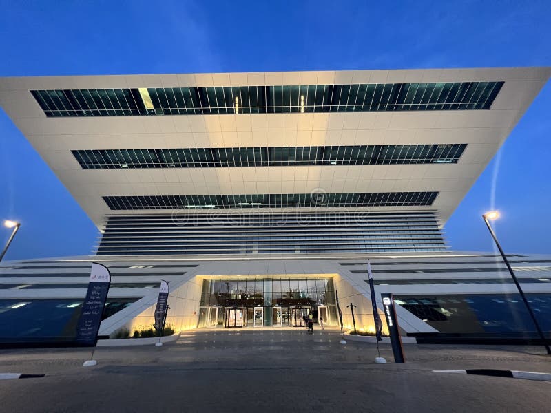 Mohammed Bin Rashid Library in Dubai, UAE Stock Photo - Image of arabic ...