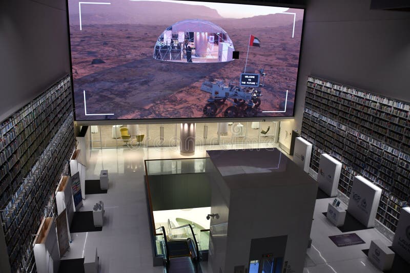 Mohammed Bin Rashid Library in Dubai, UAE Editorial Photo - Image of ...