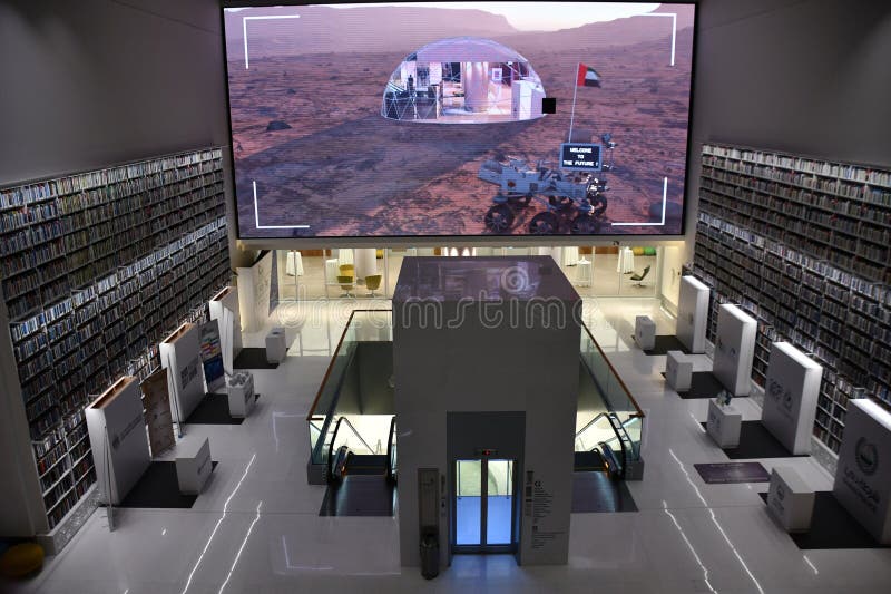 Mohammed Bin Rashid Library in Dubai, UAE Editorial Photography - Image ...