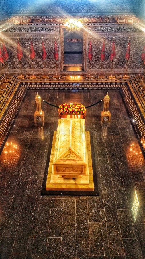 Mohammed the Fifth King of Morocco& X27;s Grave Stock Image - Image of ...