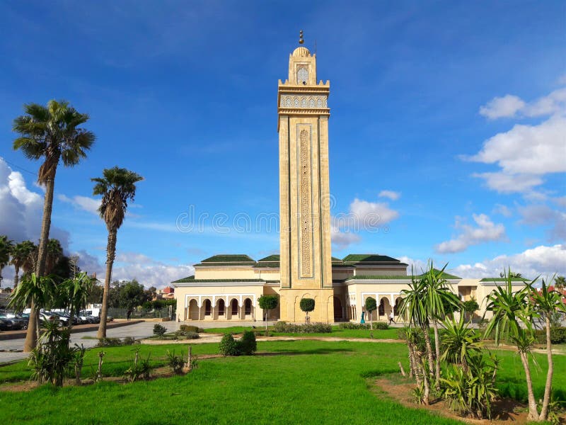 The Mohammed Six Mosque in the City of Oujda in Morocco Stock Photo ...