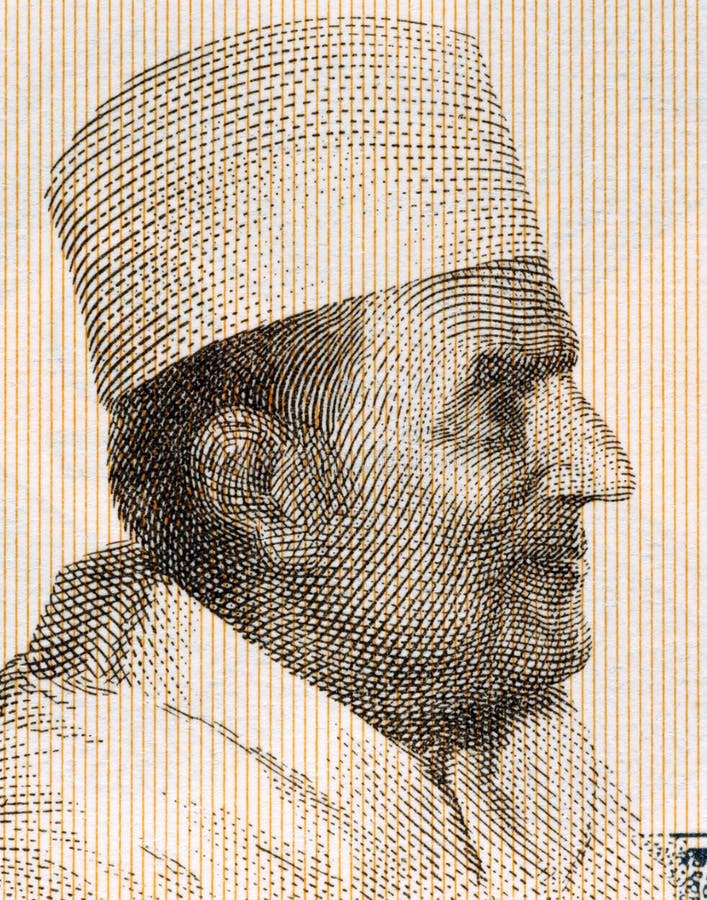 Mohammed V of Morocco editorial stock photo. Image of closeup - 29431673