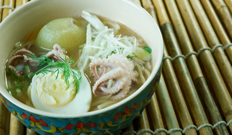 Mohinga stock image. Image of myanmar, noodle, cuisine - 82933139