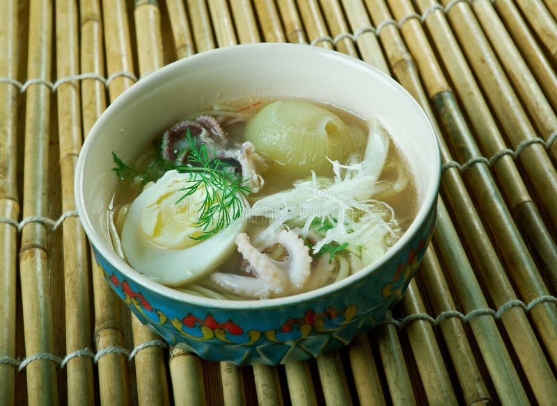 Mohinga stock image. Image of myanmar, noodle, cuisine - 82933139