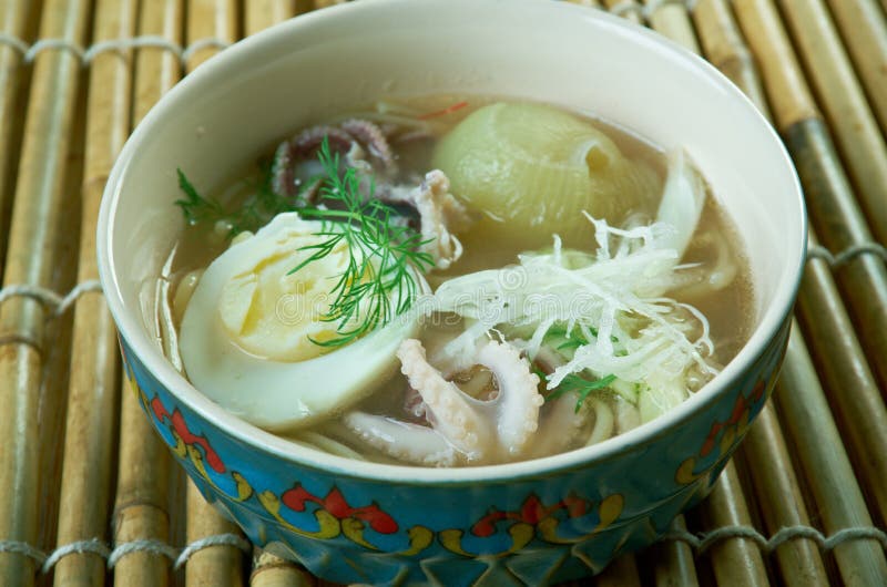 Mohinga stock image. Image of myanmar, noodle, cuisine - 82933139