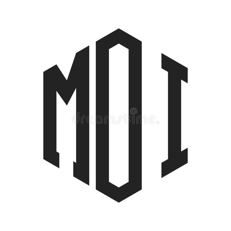 MOI Logo Design. Initial Letter MOI Monogram Logo Using Hexagon Shape ...