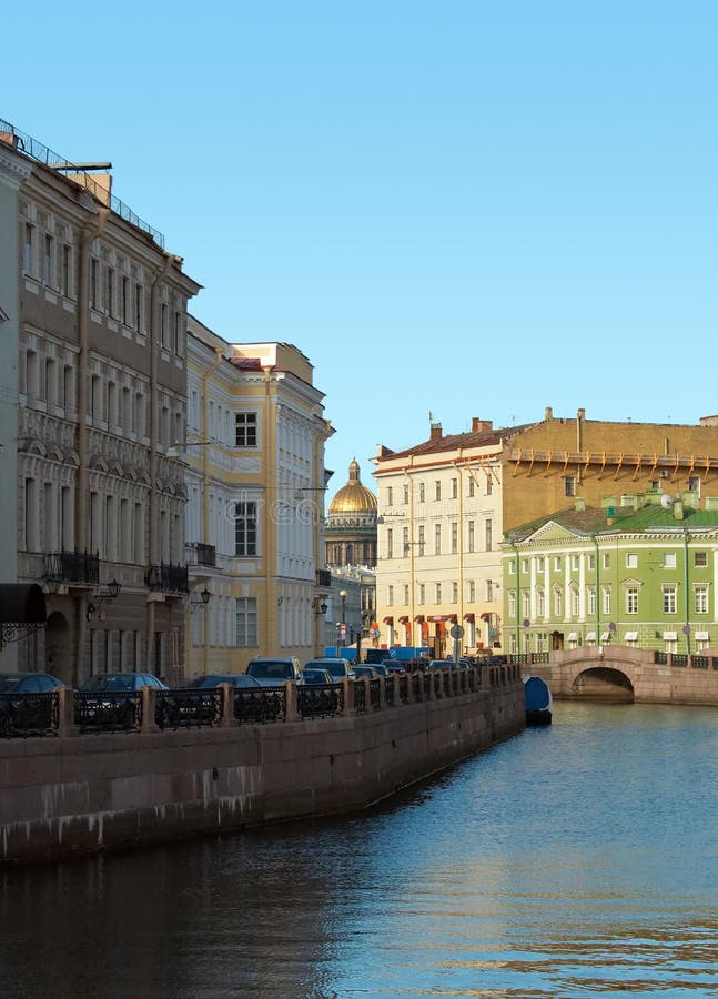 Moika River stock image. Image of river, cathedral, spirituality - 11055153
