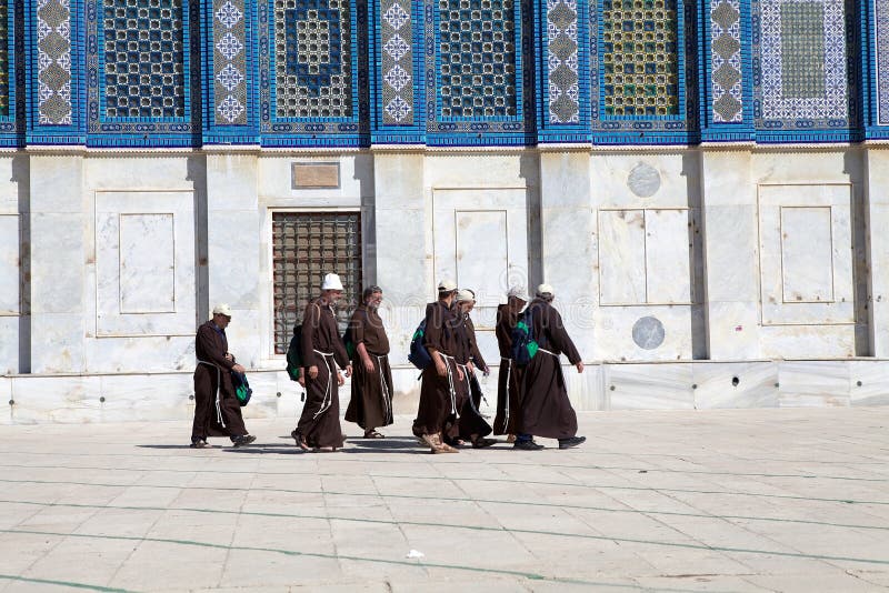 Moine franciscain photo stock éditorial. Image du jérusalem - 33287333