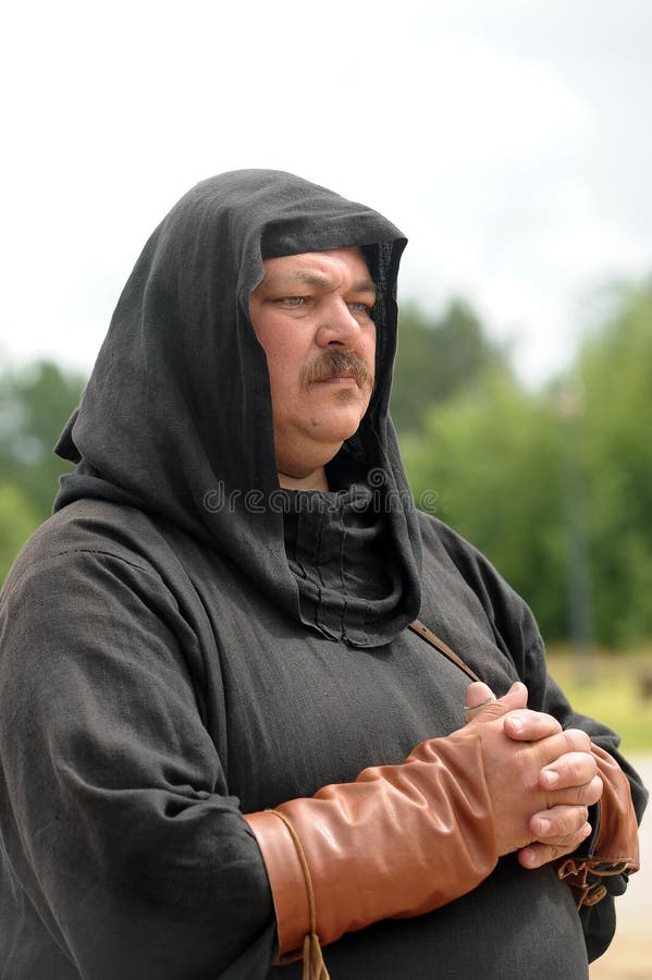 Moine Médiéval Au Château De Brodie. Photographie éditorial - Image du ...