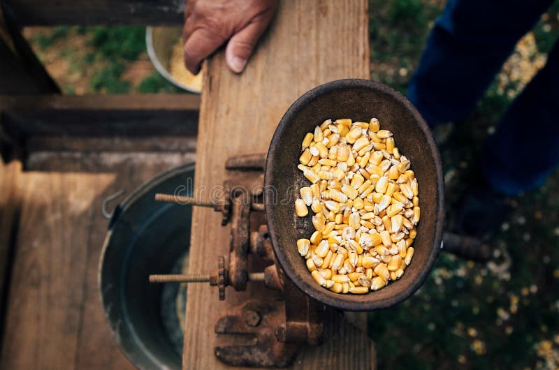 Moinho do milho foto de stock. Imagem de fazenda, nave - 32573664