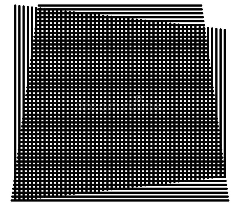 Moire, Grid, Mesh Abstract Pattern. Lattice, Grating, Grill Texture ...