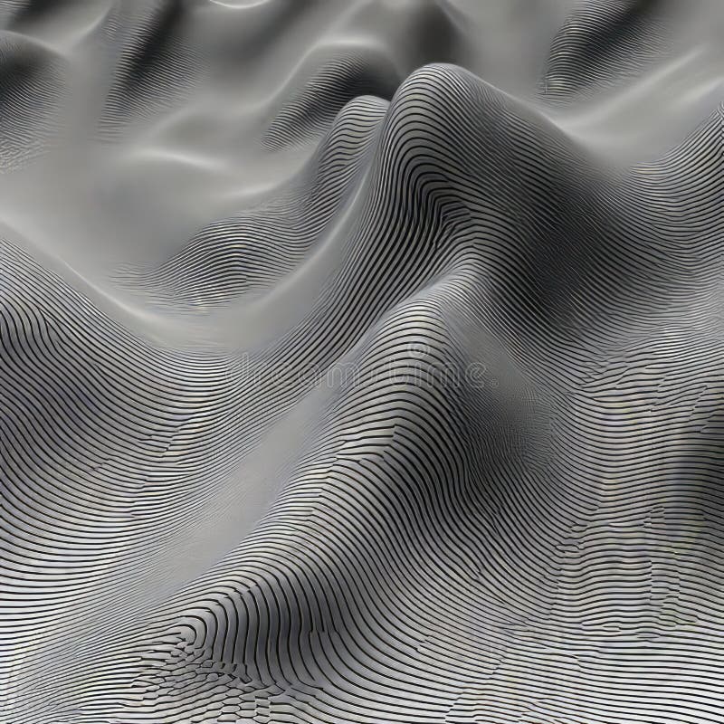 Majestic Moire Pattern Depicts Dynamic Mountain Landscape Scene Stock ...